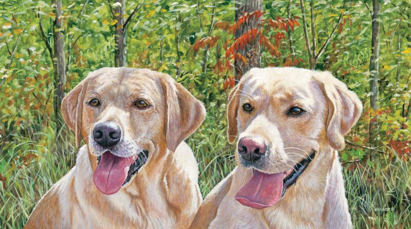 Shop Panting Pals—Yellow Labs From Wild Wings