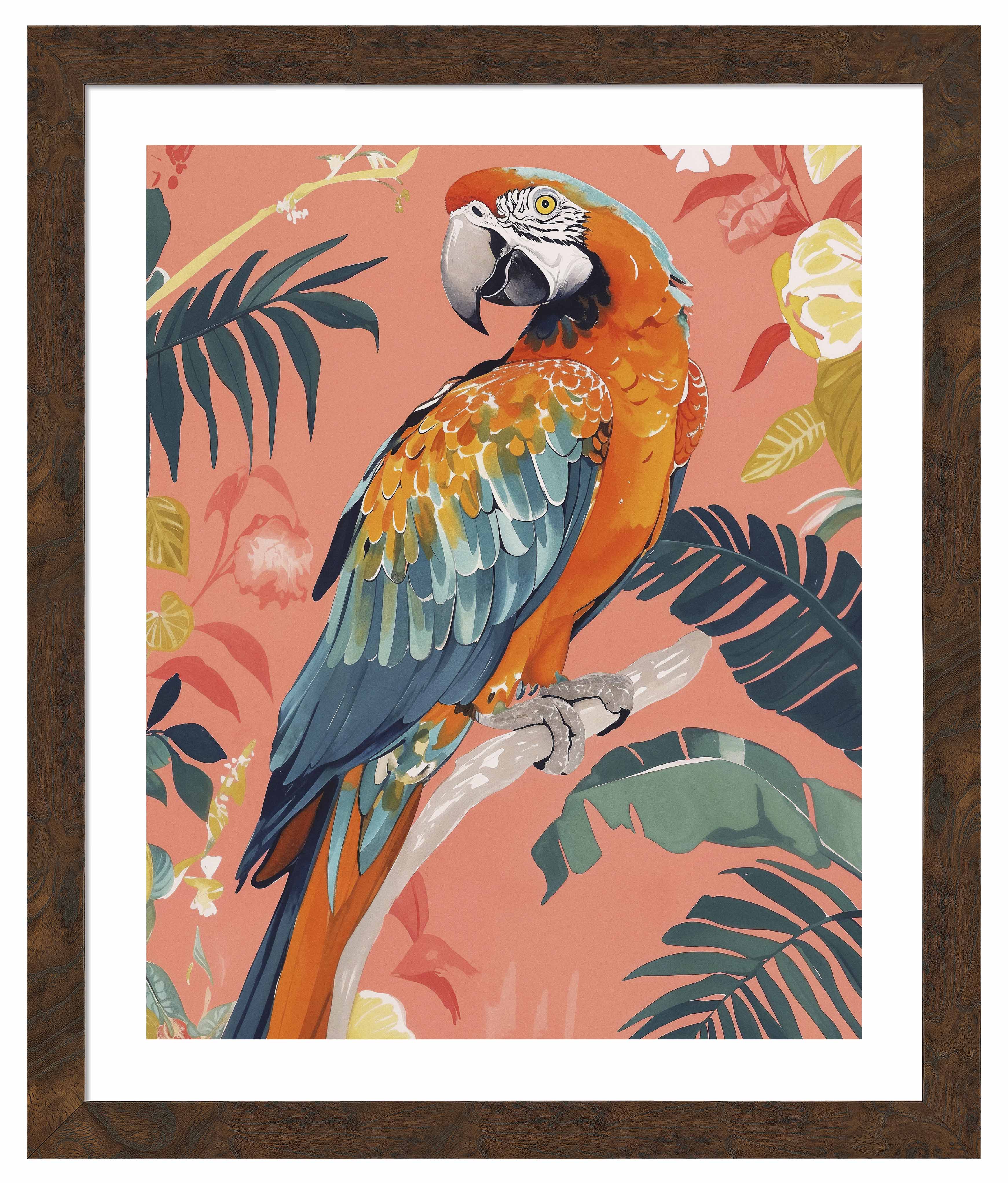Vibrant Echoes - Macaw - Art Prints Art Prints from Wild Wings